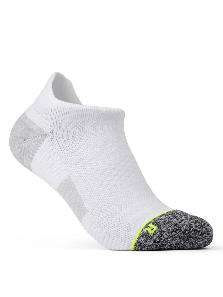 Payntr Golf Performance Tech No Show Tab Sock - White