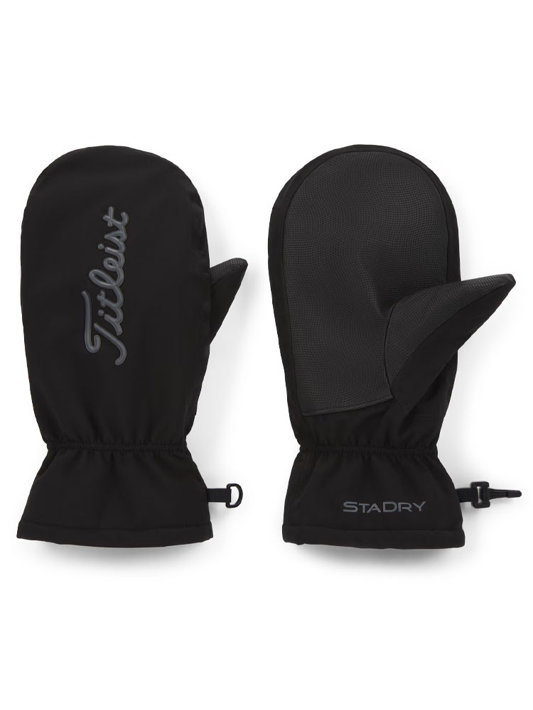 Titleist StaDry Cart Mitts - Black/Charcoal | GolfBox