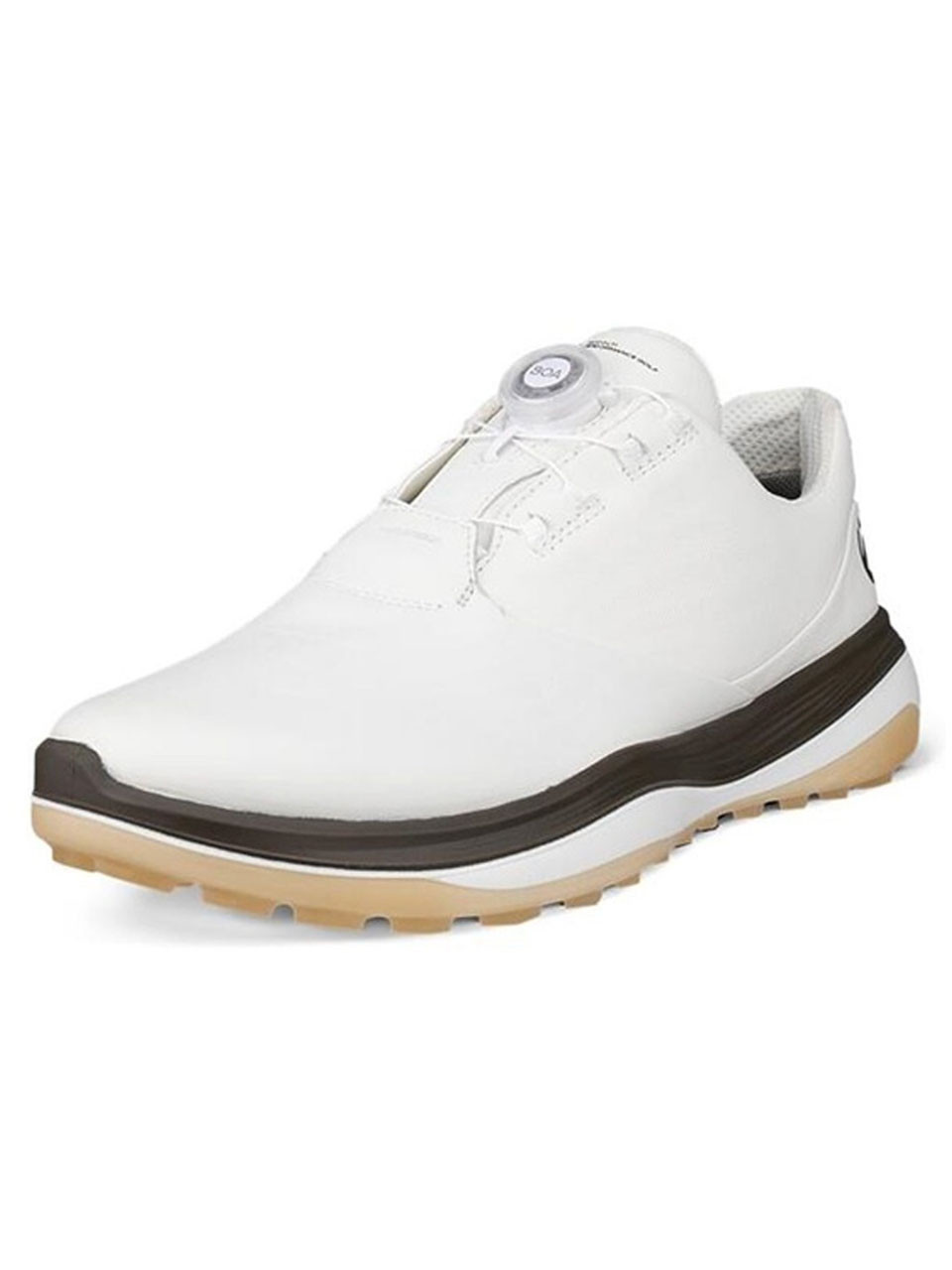 Ecco M LT1 BOA Golf Shoes - White/Tarmac | GolfBox