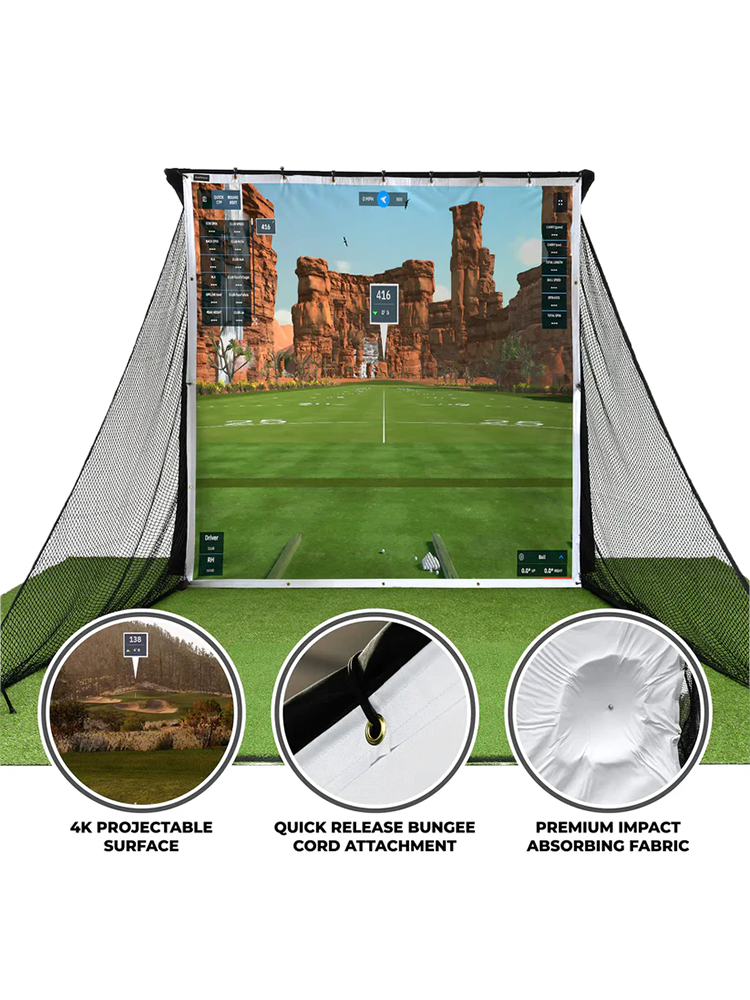 SimSpace Deluxe Home Driving Net Impact Screen - 2.4 x 2.5 Metres