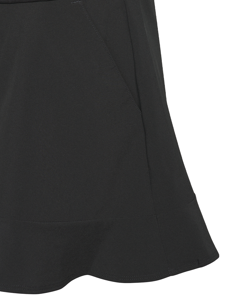 adidas Girls Frill Skort - Black | GolfBox