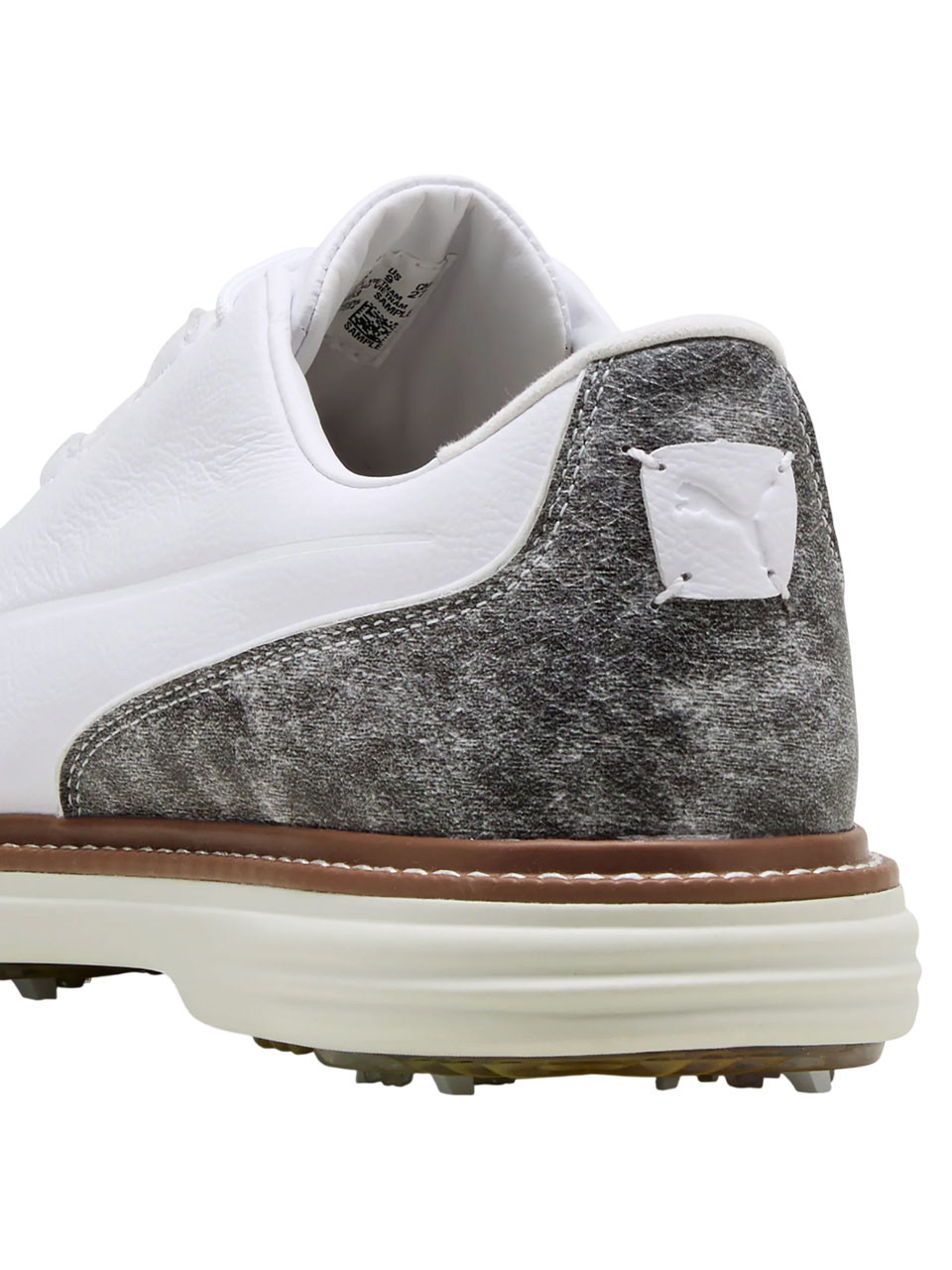 Puma Avant Tour Golf Shoes - Puma White/Brown Mushroom