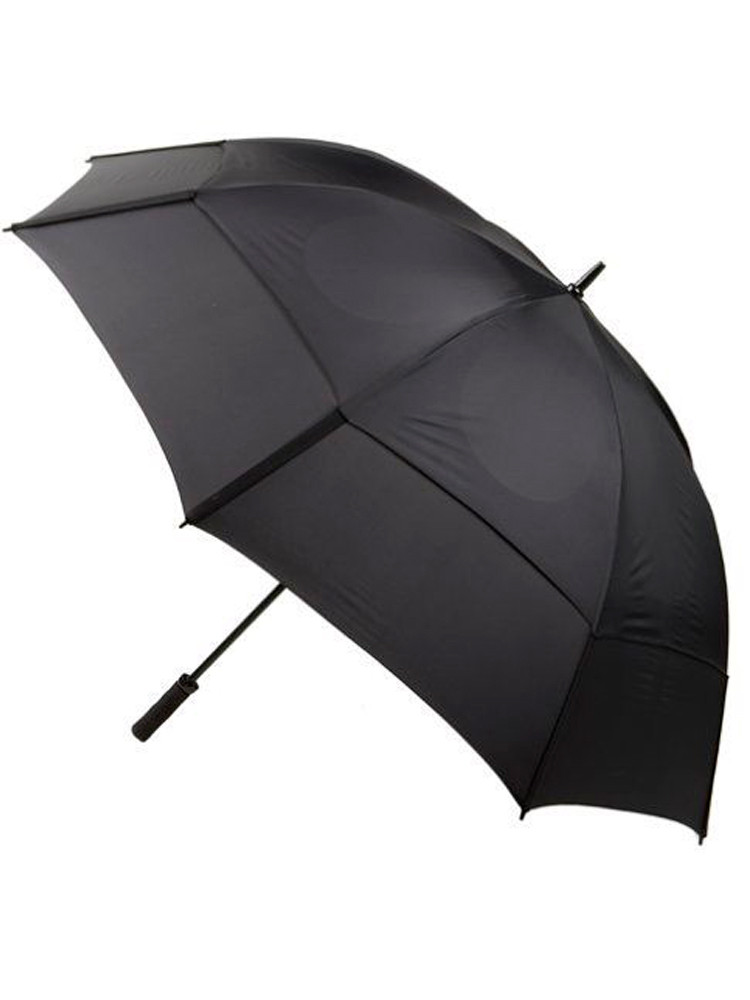 GustBuster Pro Series Gold Umbrella 68 Inch Black