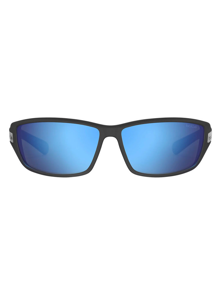 Bolle Python Sunglasses - Black Blue Matte w/ Offshore Blue Polarised ...
