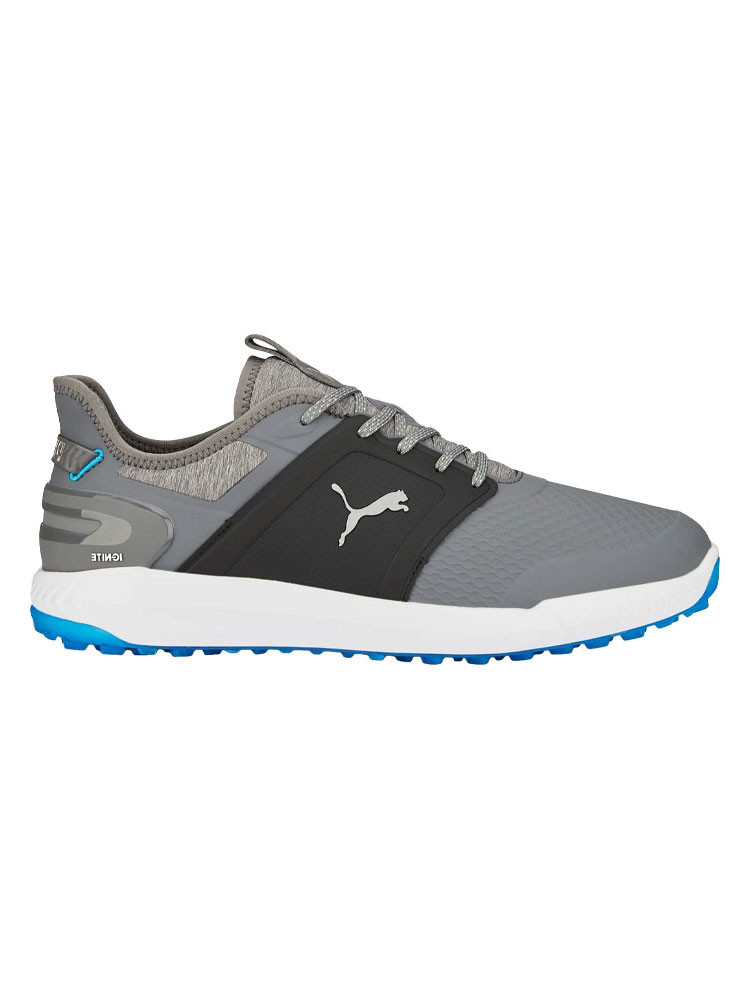 Puma IGNITE Elevate Wide Golf Shoes - Quiet Shade/Speed Blue - Mens ...