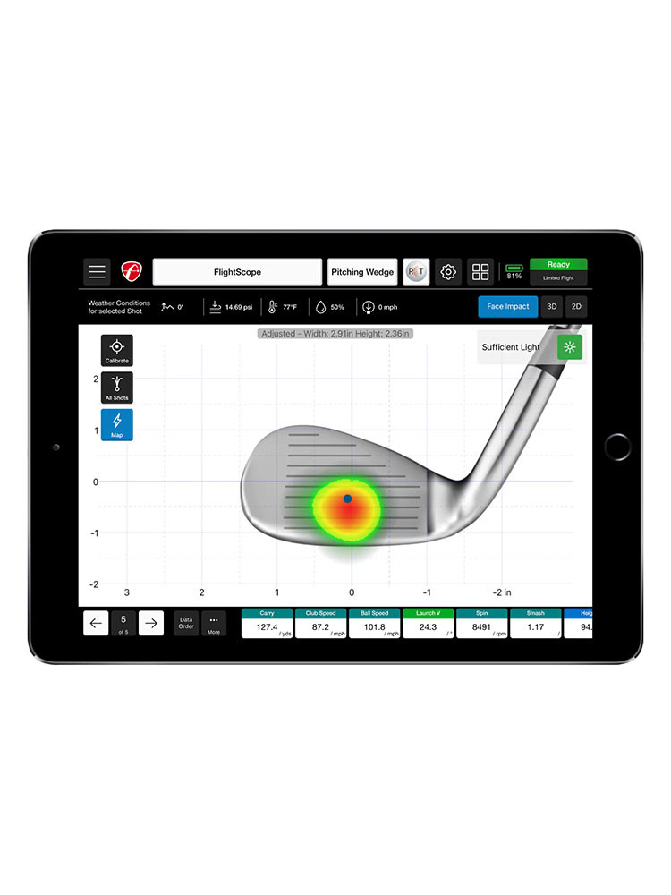 Flightscope Mevo+/Gen2 Face Impact Location Software for Pro Package