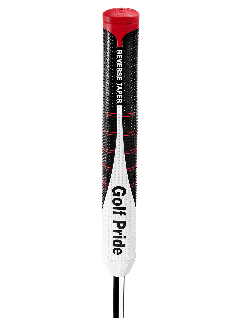 Golf Pride Reverse Taper Round Putter Grip - Black/White | GolfBox