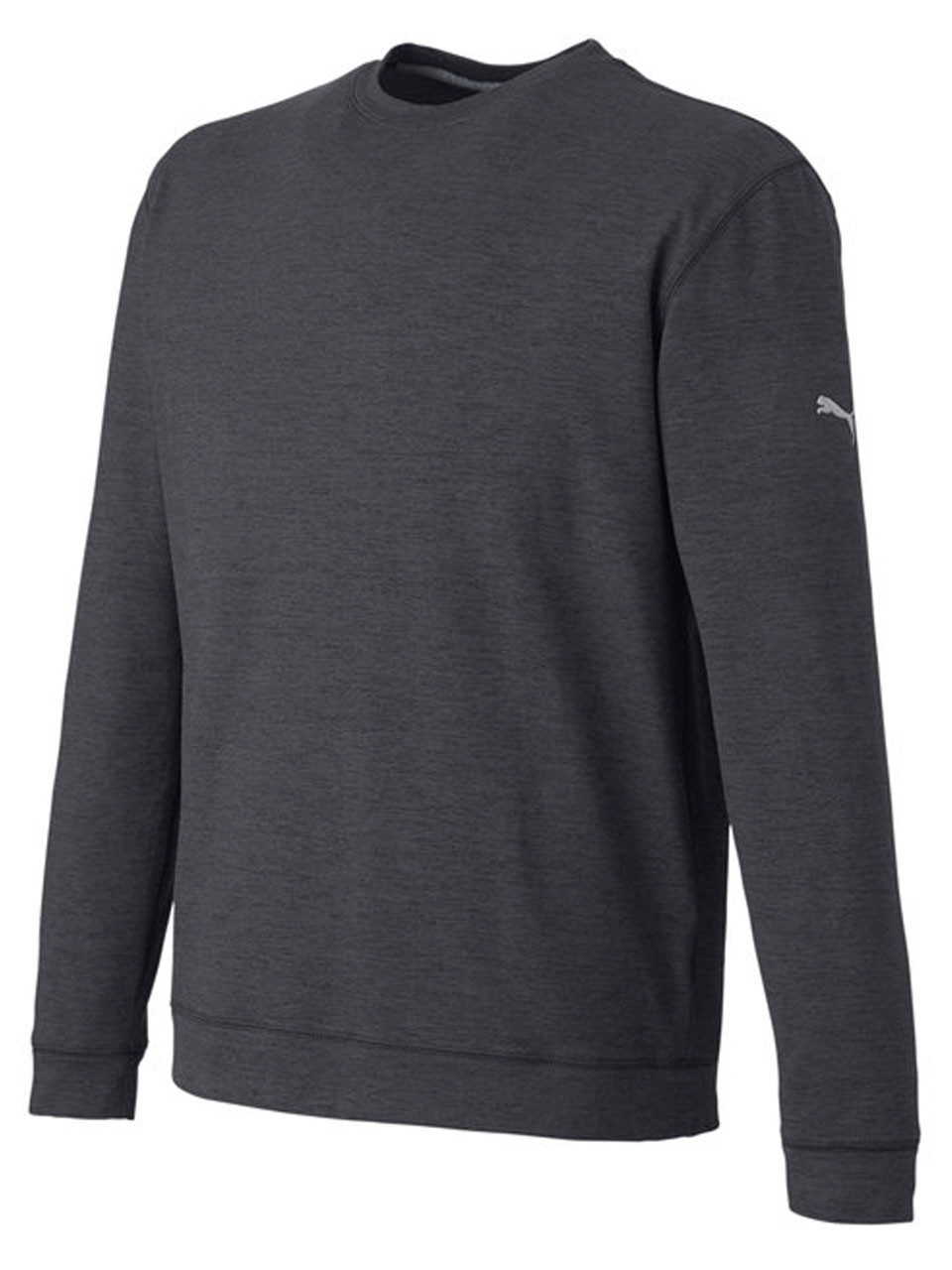 Puma CLOUDSPUN Crewneck - Puma Black Heather | GolfBox