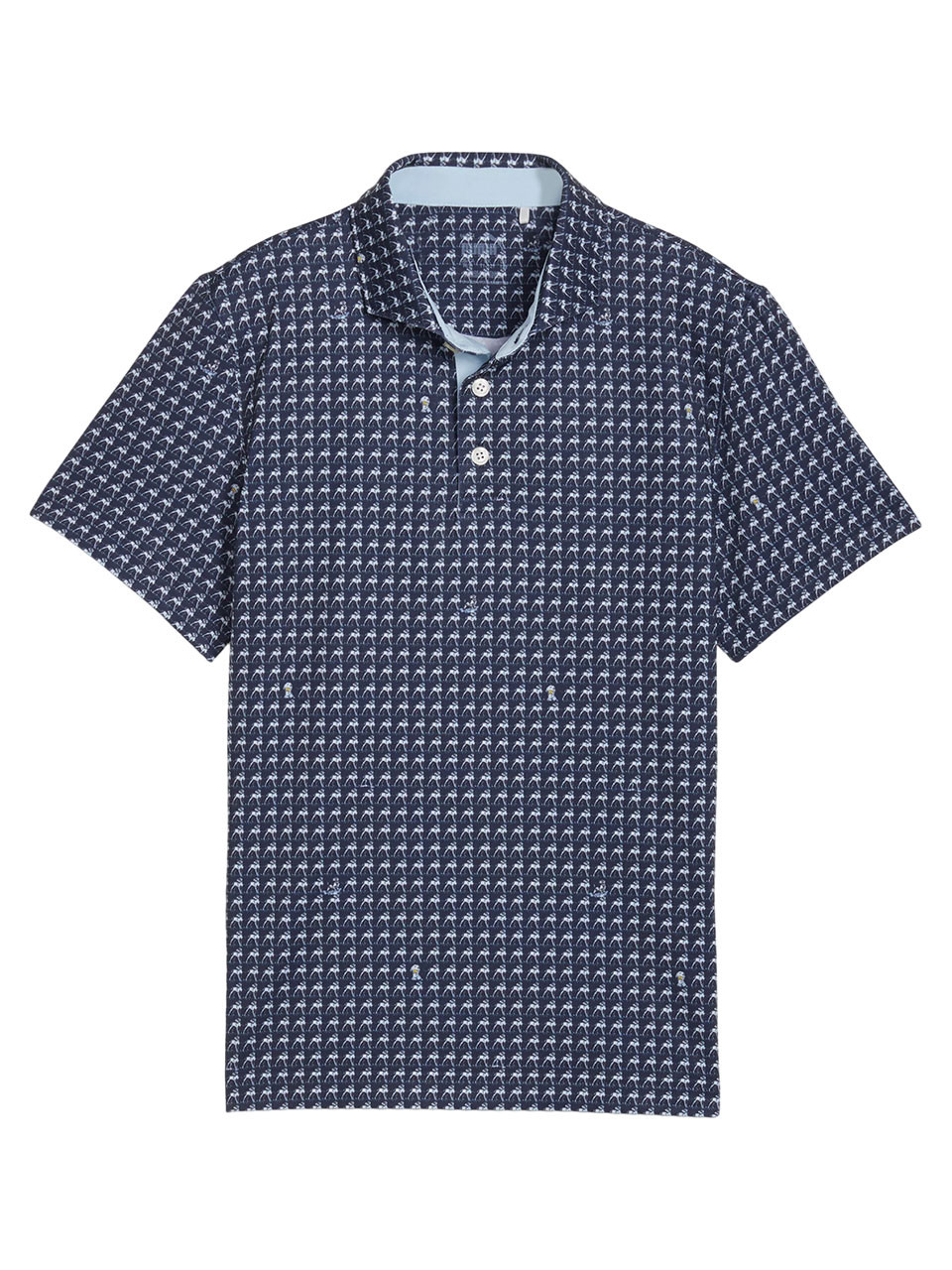 Puma JR Boys MATTR Pup Golf Polo - Deep Navy/Silver Mist