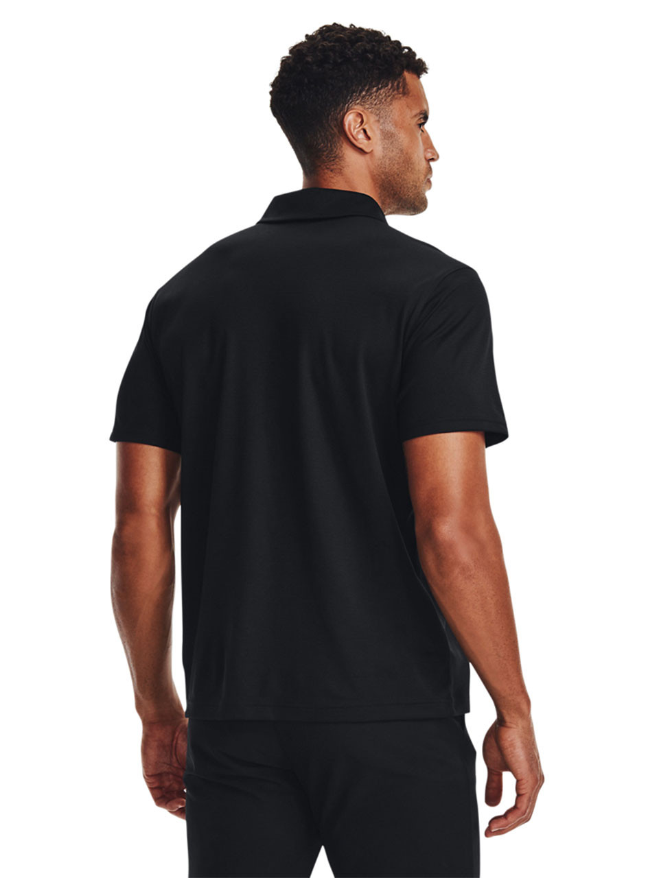 Under Armour Team Tech Polo Shirt - Black | GolfBox