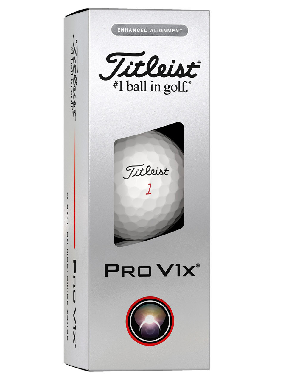 Titleist Pro V1x 2025 Enhanced Alignment Golf Balls