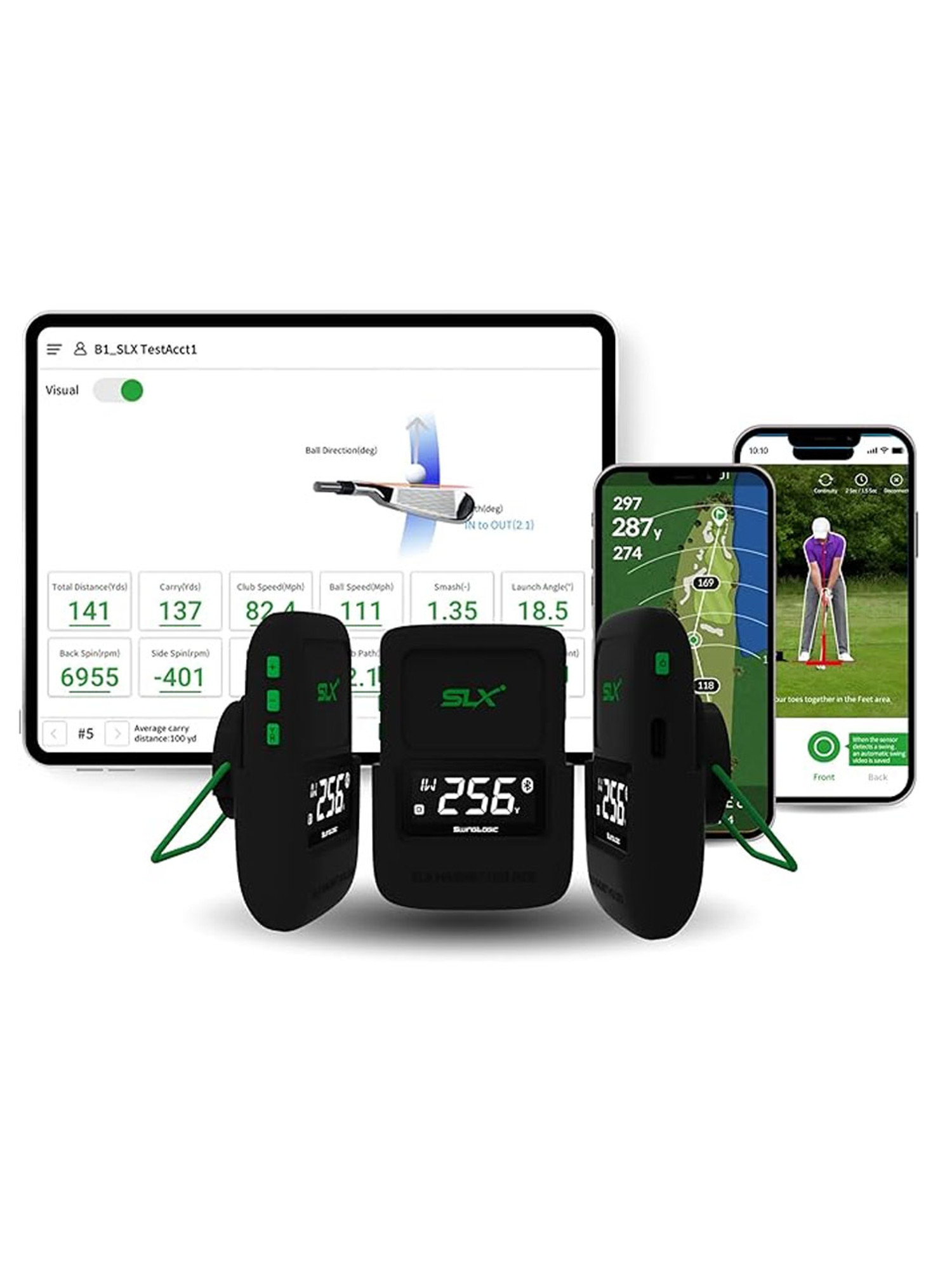 SwingLogic SLX Hybrid Mini Golf Launch Monitor