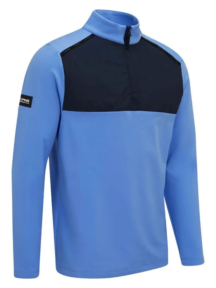 Ping Keeton Midlayer - Cornflower Blue/Navy | GolfBox