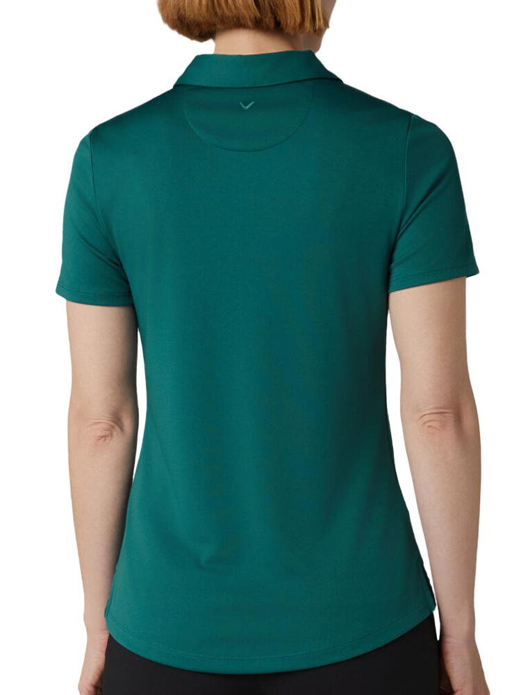 Callaway Women's Tournament Short Sleeve Polo - Atlantic Deep