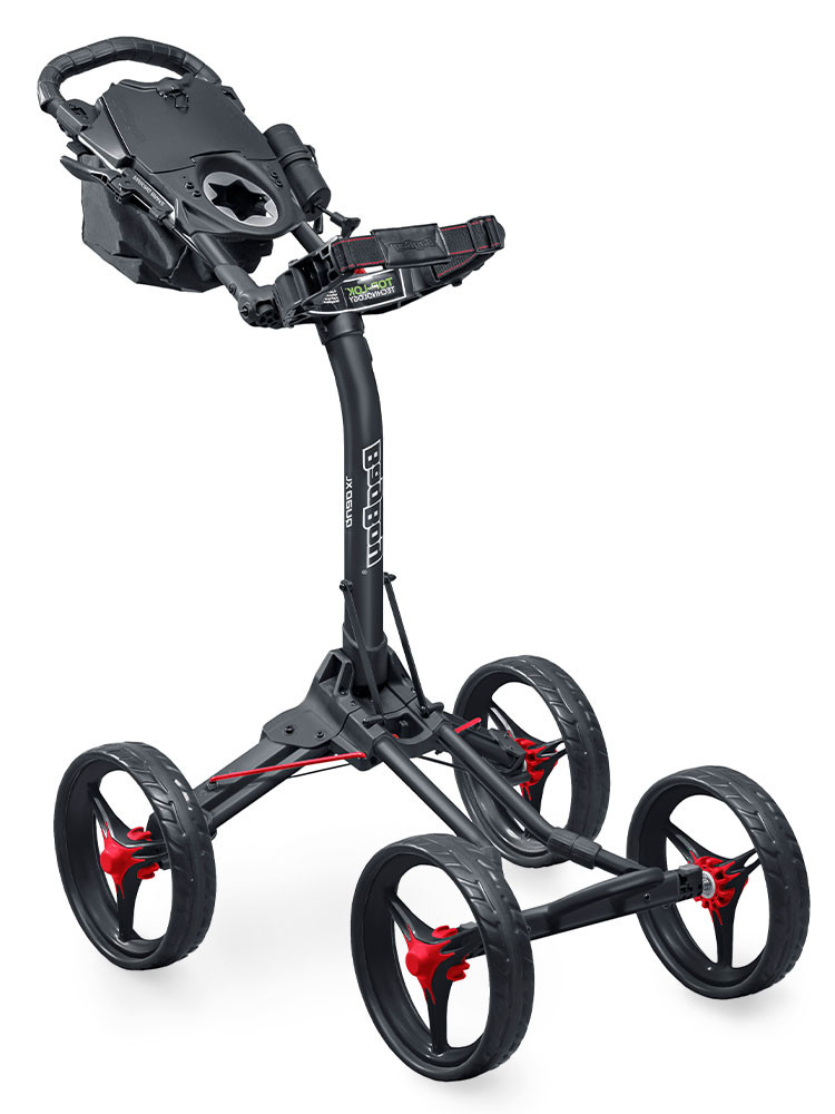 Bag Boy Quad XL Buggy - Matte Black/Red | GolfBox