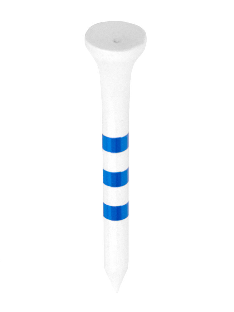 Redback Opti Height Wooden Golf Tees 2 1/8 Inch - White/Blue | GolfBox