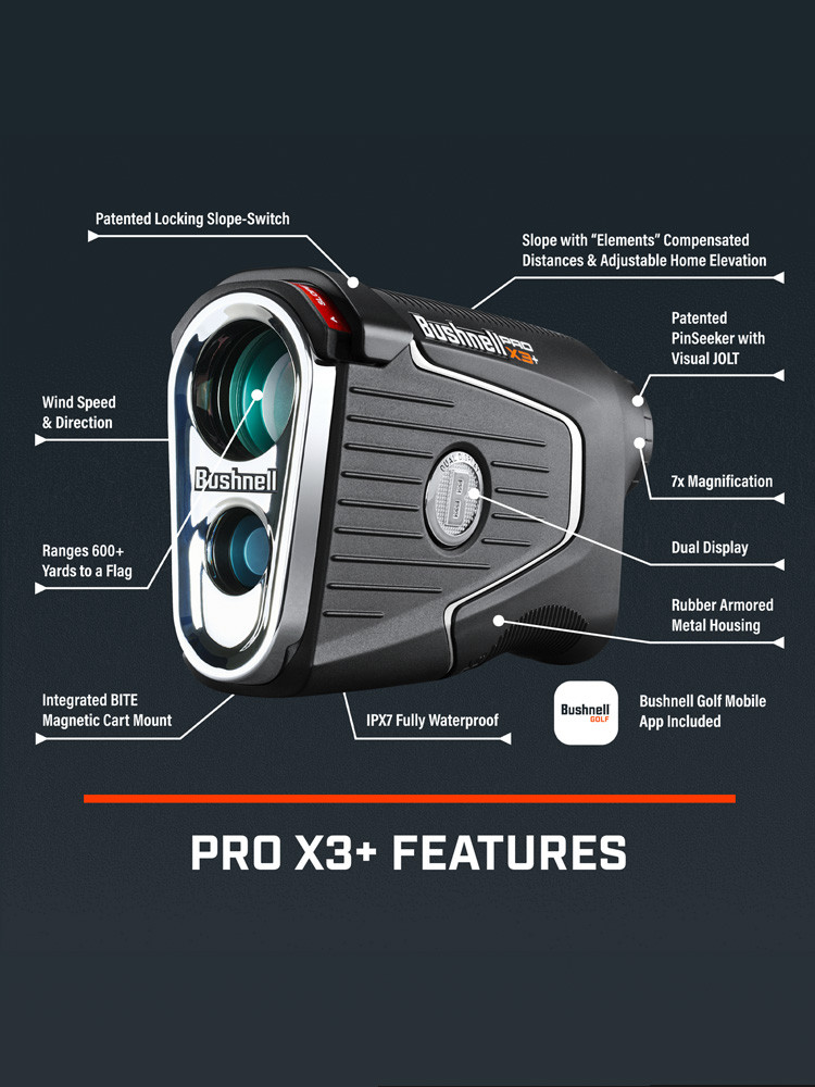Bushnell Pro X3+ Rangefinder 2024 | GolfBox