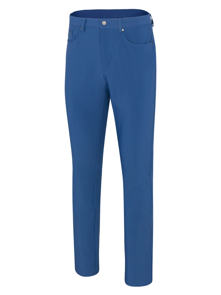 Greg Norman 4-Way Stretch 5-Pocket Tech Pant - Light Navy