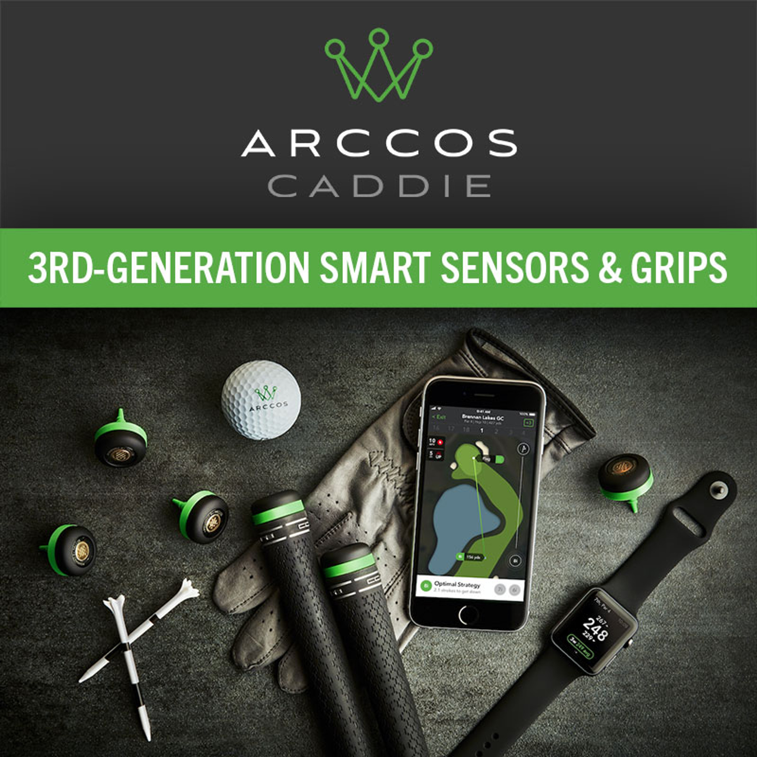 Arccos Golf Caddie Smart Sensors GolfBox arccos-golf-caddie-smart-sensors-golfbox