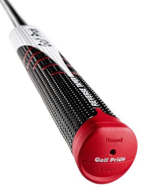 Golf Pride Reverse Taper Round Putter Grip - Black/White | GolfBox