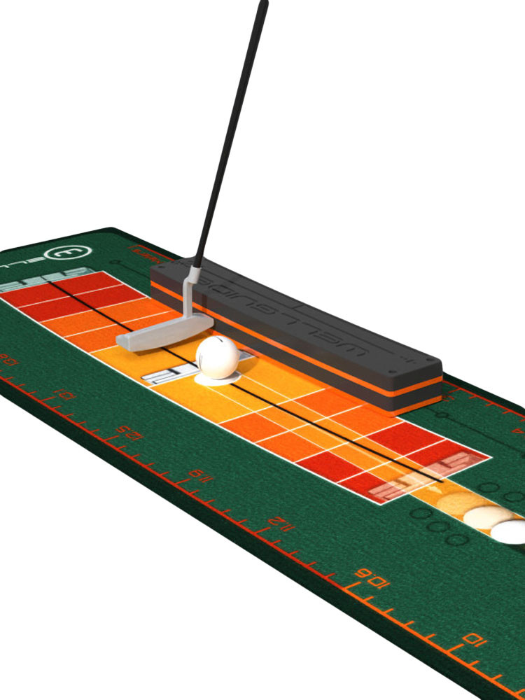 WellPutt Stroke Master Putting Mat - Green | GolfBox