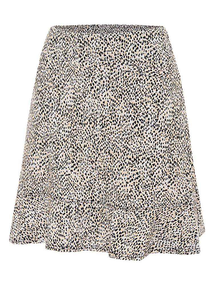 Birdee Sport Women's Dottie 18" Frill Skort - Beige