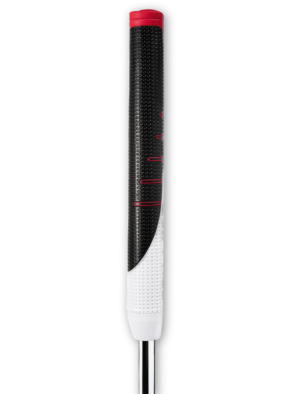 Golf Pride Reverse Taper Round Putter Grip - Black/White | GolfBox