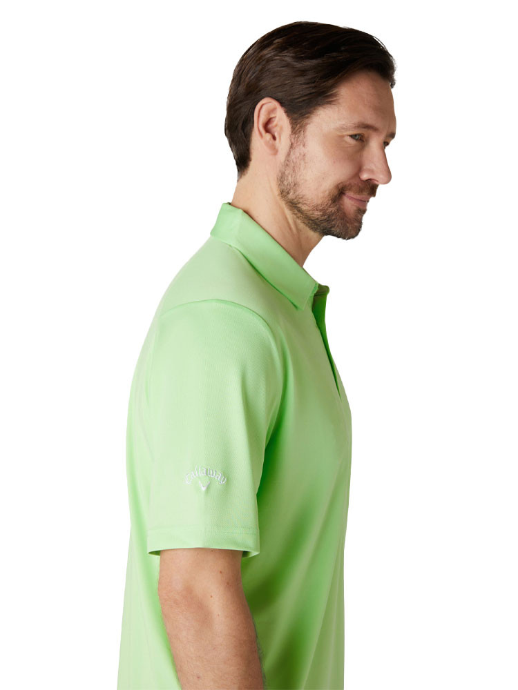 Callaway SwingTech Solid Polo - Green Ash | GolfBox