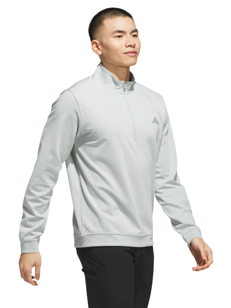 adidas Elevated 1/4-Zip Pullover - Wonder Silver