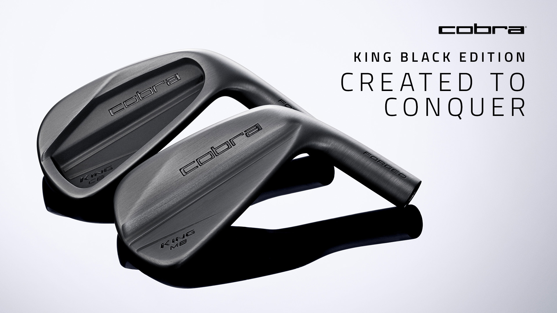Cobra King CB MB Black Combo Set - Steel Shaft