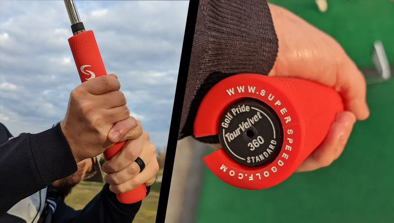 Superspeed Squeeze Grip Strengthening Aid - Red | GolfBox