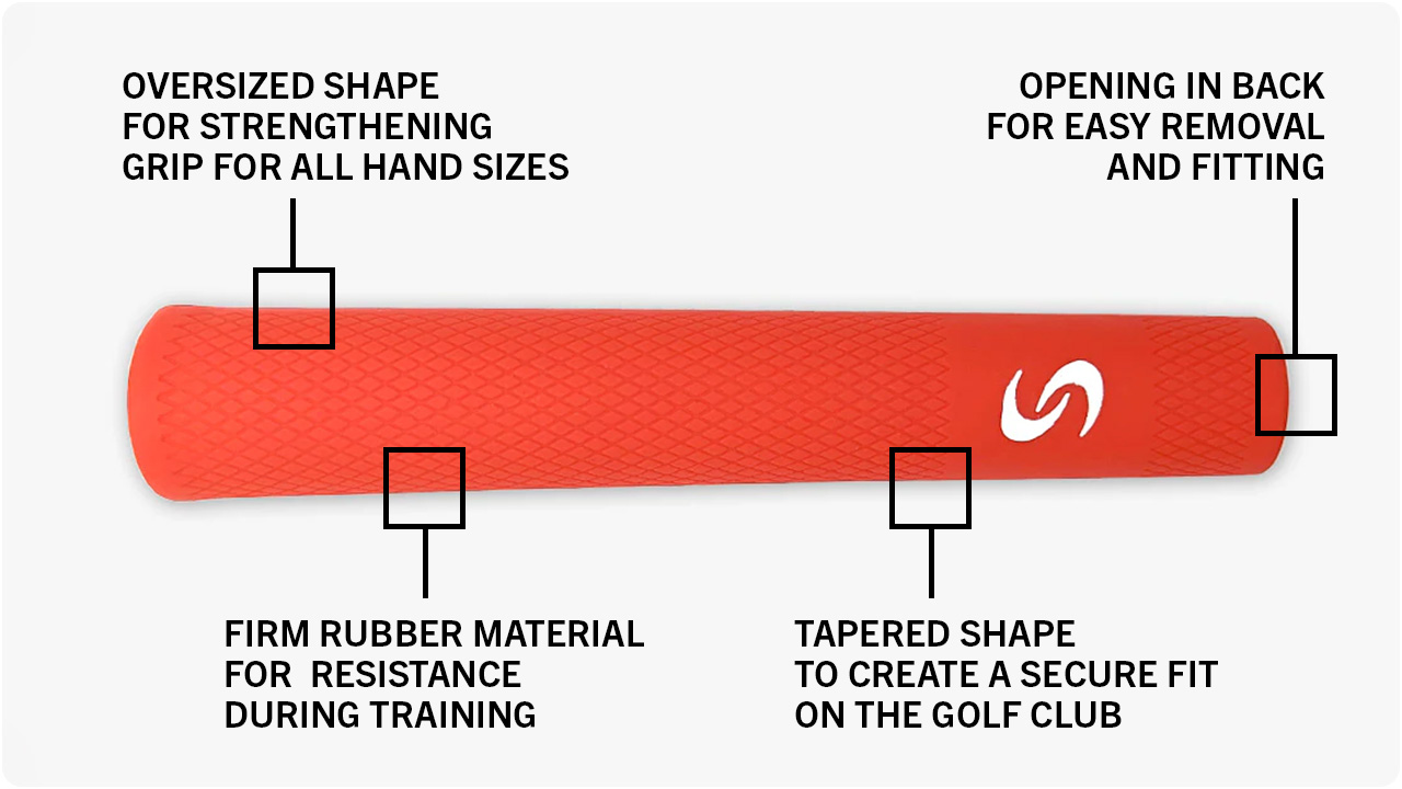 Superspeed Squeeze Grip Strengthening Aid - Red | GolfBox