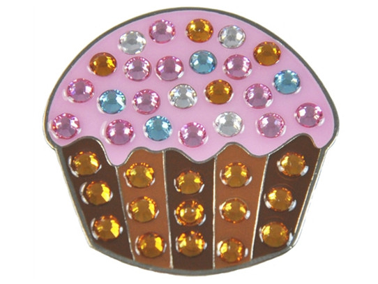Navika Swarovski Crystal Cupcake Marker | GolfBox