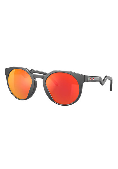 Oakley HSTN Sunglasses - Matte Carbon w/ Prizm Ruby