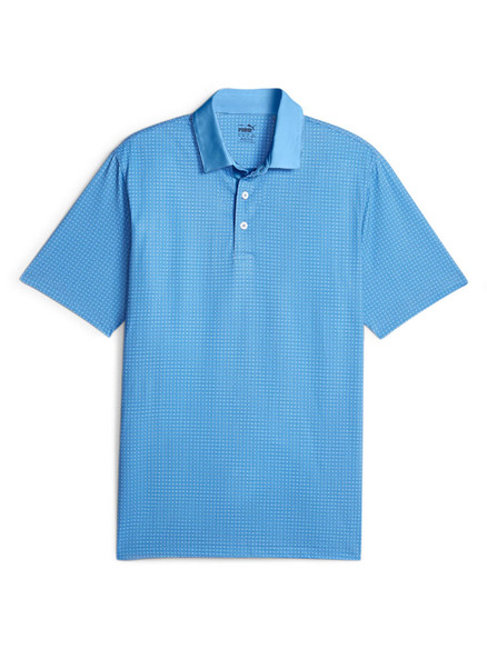 Puma MATTR Circular Golf Polo - Regal Blue/Festive Blue