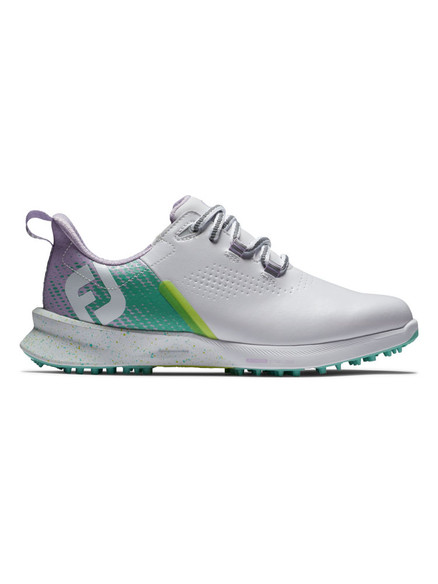 FootJoy Women's Fuel Golf Shoes - White/Green/Lilac