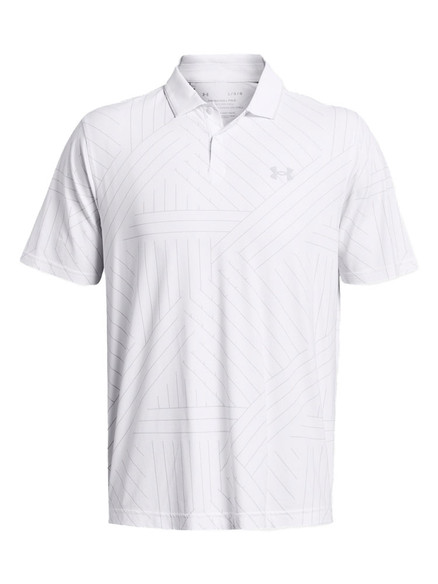 Under Armour Iso-Chill Edge Polo - White/Pitch Grey