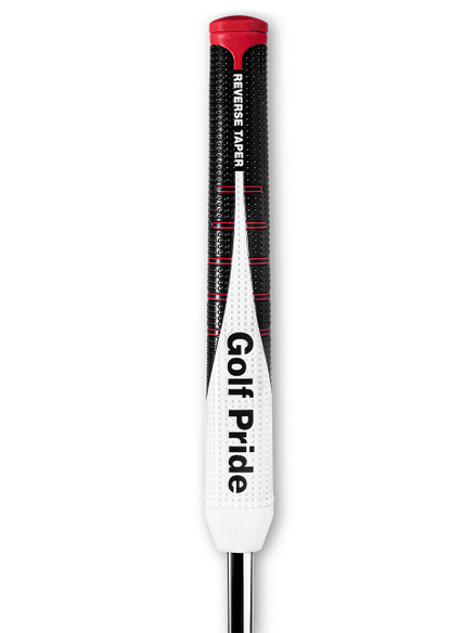 Golf Pride Reverse Taper Round Putter Grip - Black/White | GolfBox