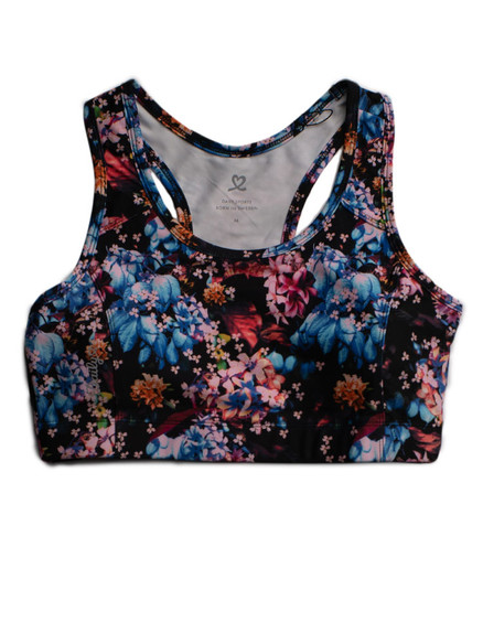 Daily Sports Women's Vibrant Bloom Bra - Black