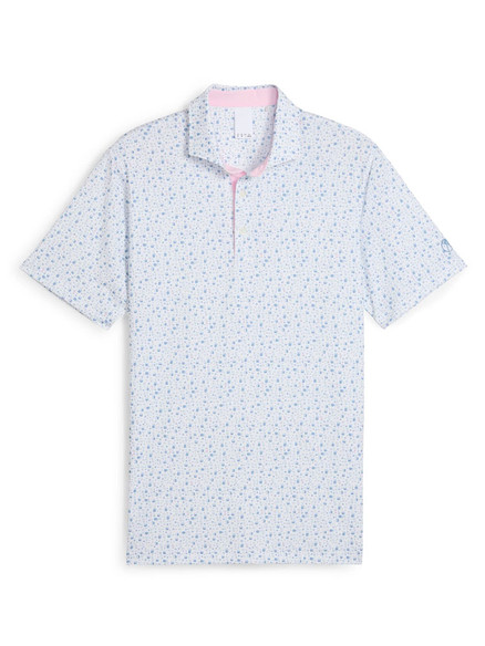Puma x Arnold Palmer Tea Time Polo - White | GolfBox
