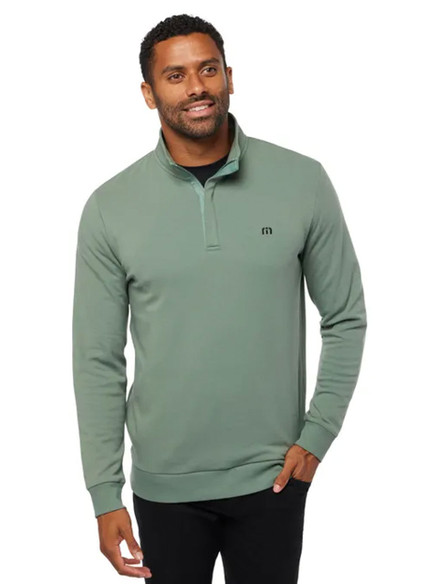 TravisMathew Cloud Quarter Zip 2.0 - Heather Balsam
