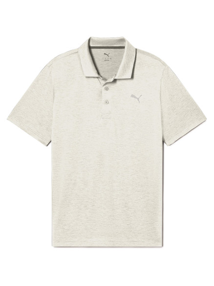 Puma Icon Heather LC Polo 2.0 - Warm White Heather