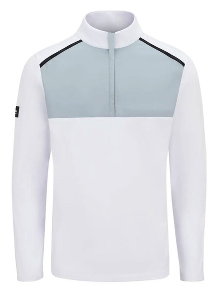 Ping Keeton Midlayer - White/Pearl Grey | GolfBox