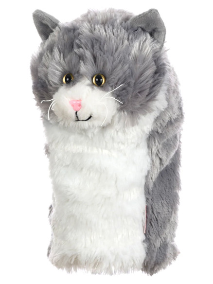 Daphne Grey & White Cat Headcover | GolfBox