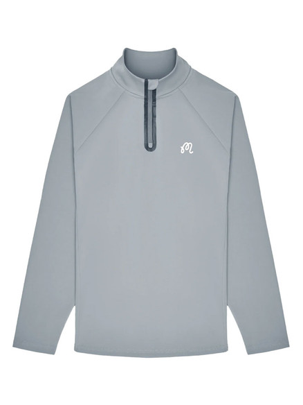 Malbon Performance Raglan Quarter Zip - Steel