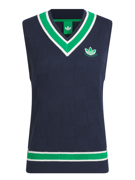 adidas Originals Knit Vest - Night Indigo | GolfBox