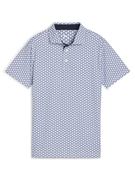 Puma Junior Boys MATTR Lotus Golf Polo - White Glow