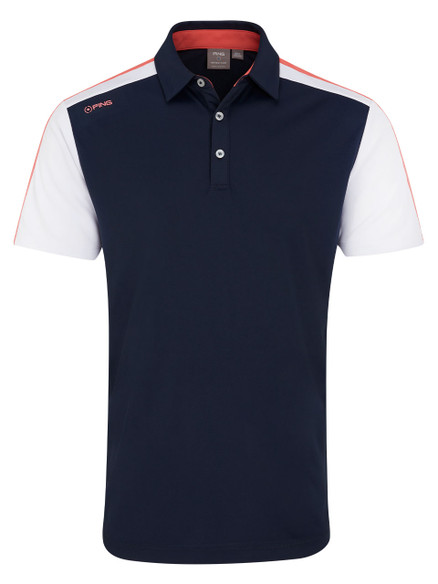 Ping Kelly Polo - Navy Multi | GolfBox