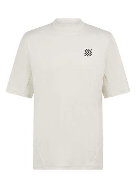 Manors Golf Course Mock Neck Polo - Pebble | GolfBox