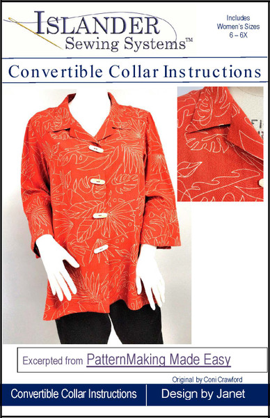 Convertible Collar - Patternmaking Made Easy Excerpt - Islander Sewing